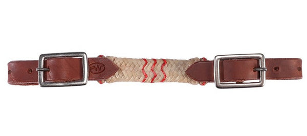 Weave Flat Curb Strap – Drovers Saddlery