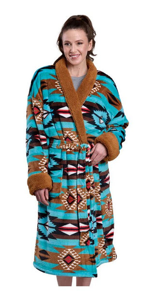 Roper Women's Fleece Aztec Robe – Drovers Saddlery