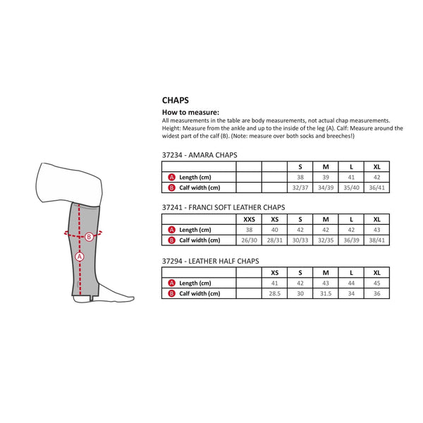 Horze Leather Half Chaps/Gaiters – Drovers Saddlery